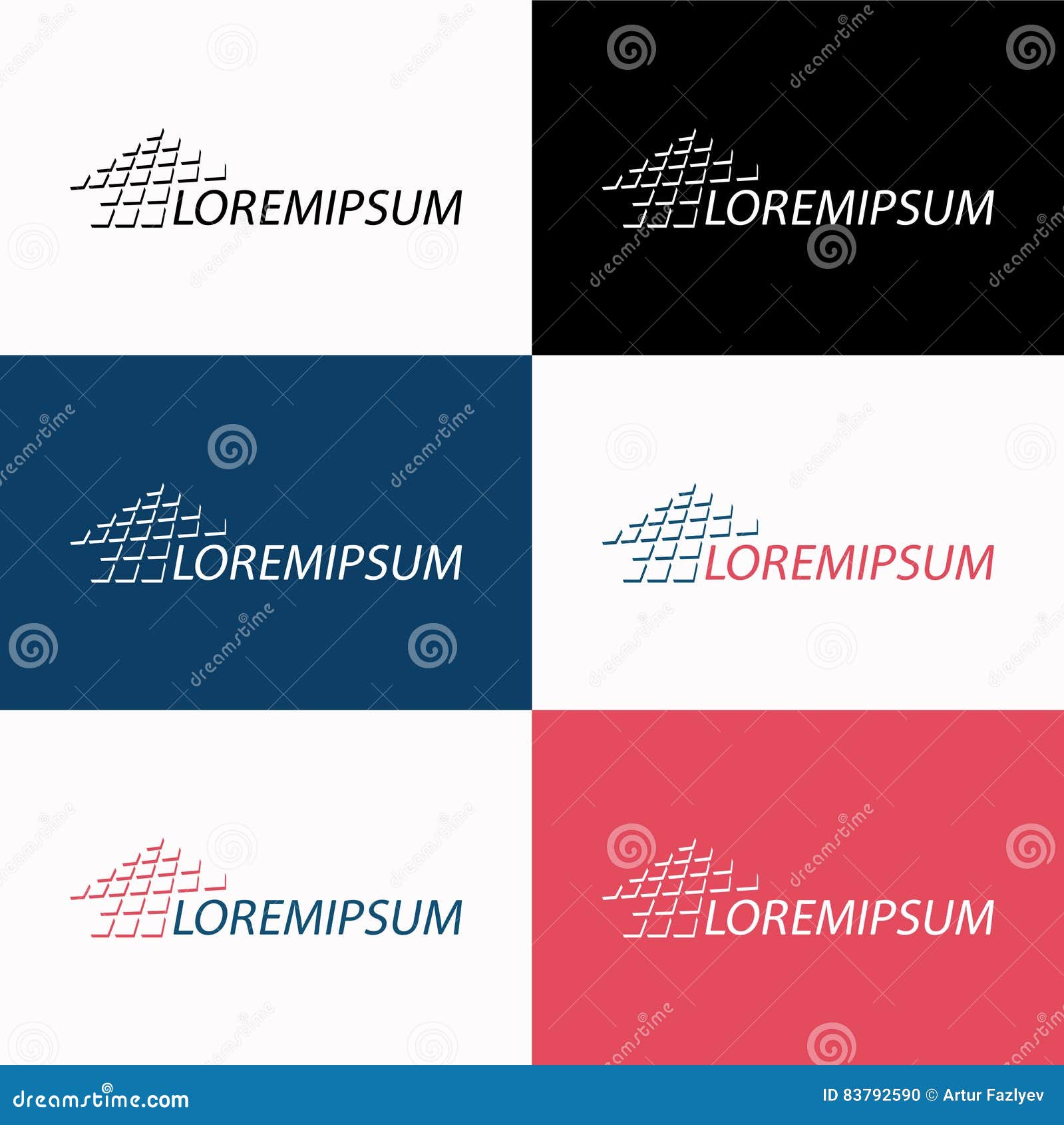 Block logo - arrow stock vector. Illustration of shape - 83792590