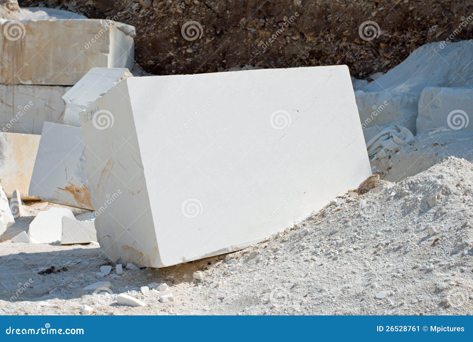 Block of marble stock image. Image of hard, selling, digging - 26528761
