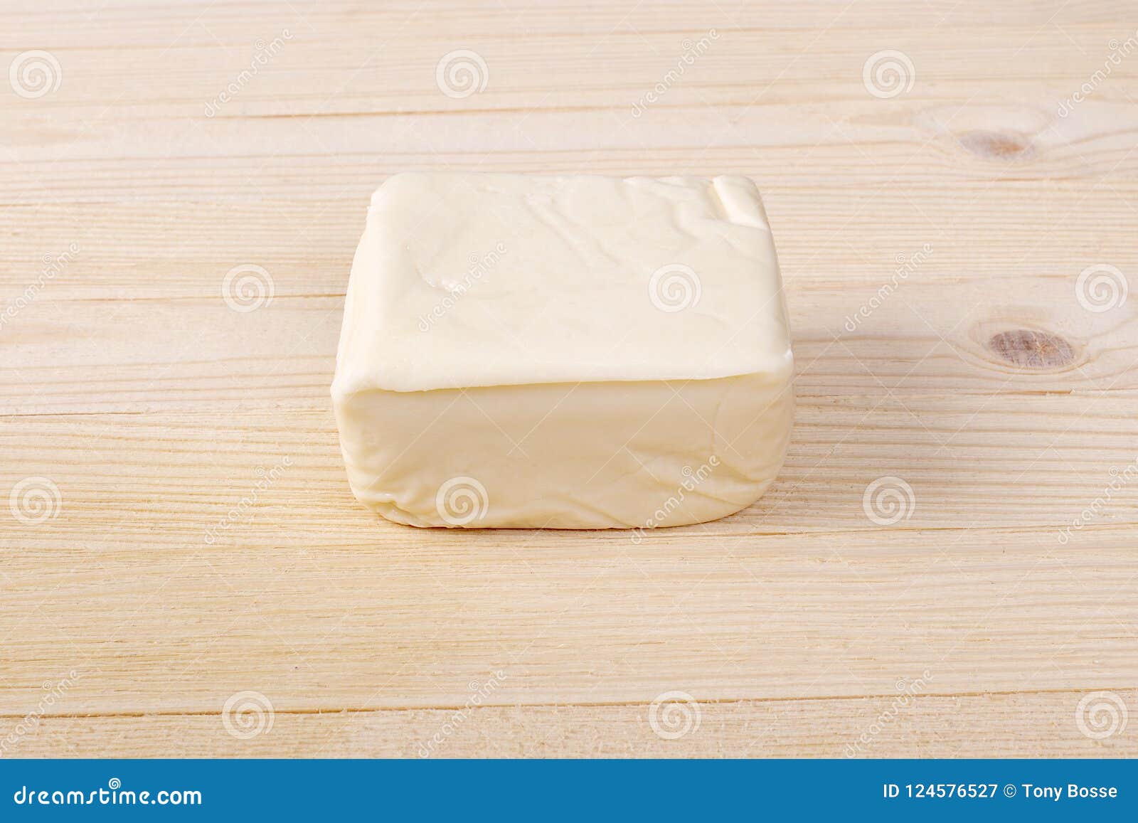Block of Mozzarella Cheese stock image. Image of organic - 124576527