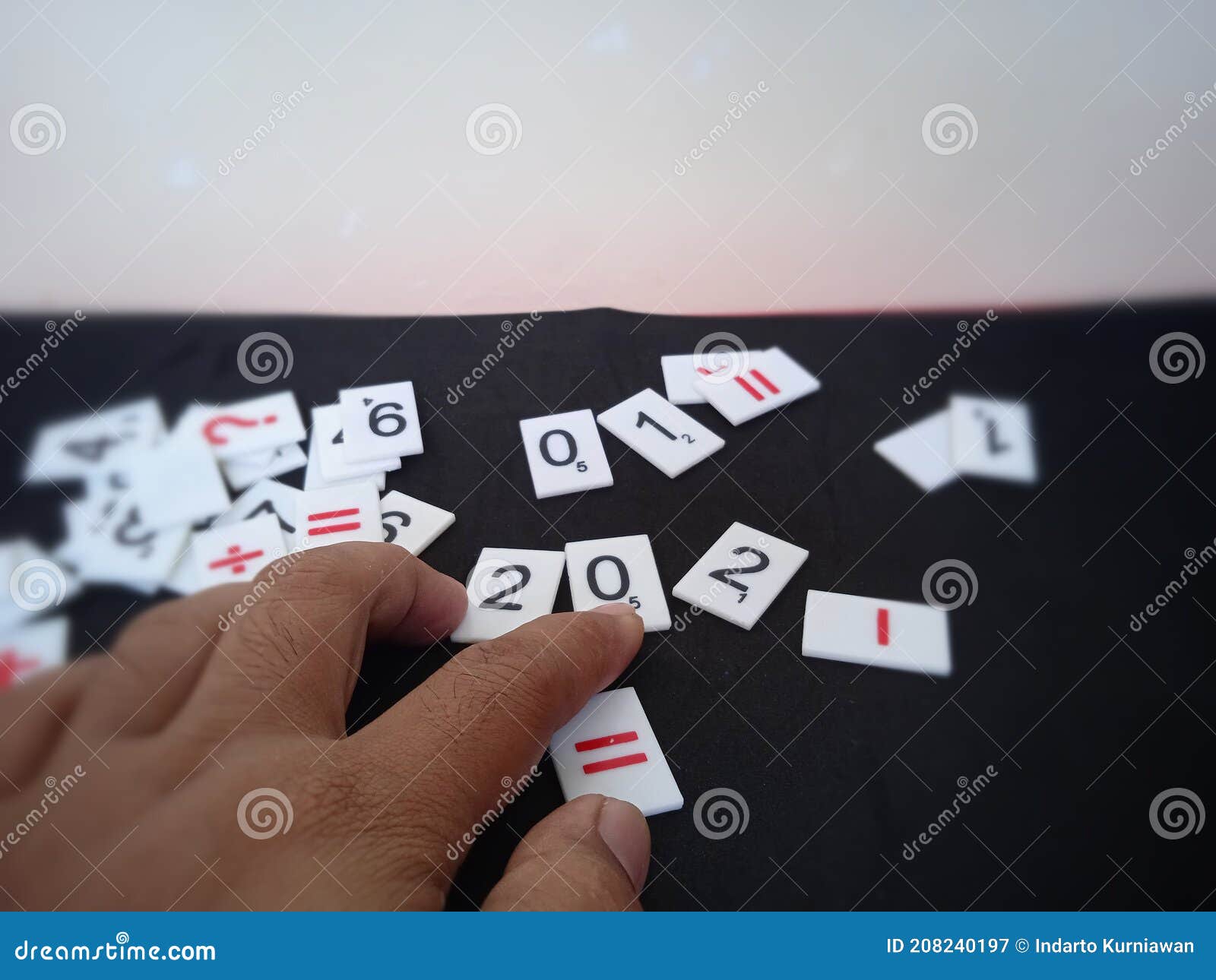 Block number math stock image. Image of recognize, learn - 208240197