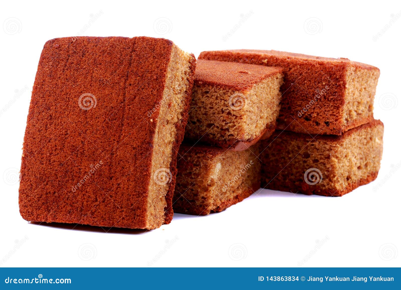 Square Pastry Cut into Pieces Stock Photo - Image of pastries, cream ...