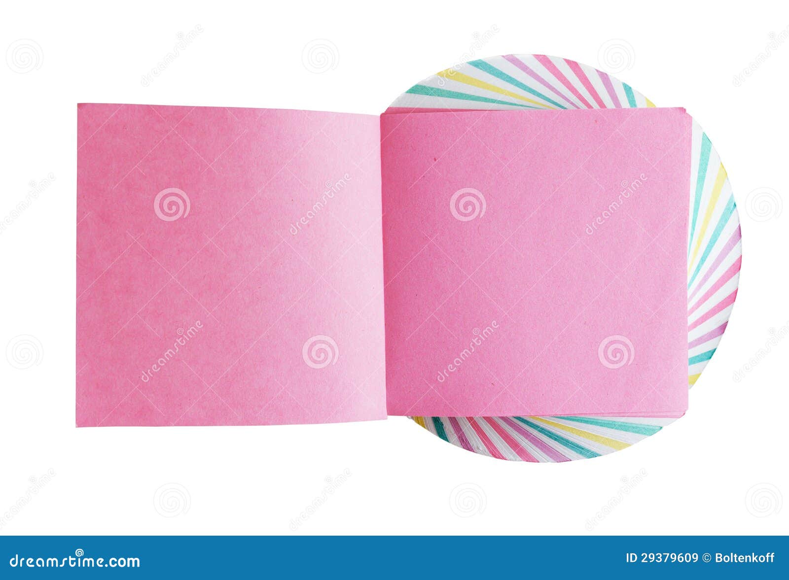 Block of paper stock image. Image of close, multicoloured - 29379609
