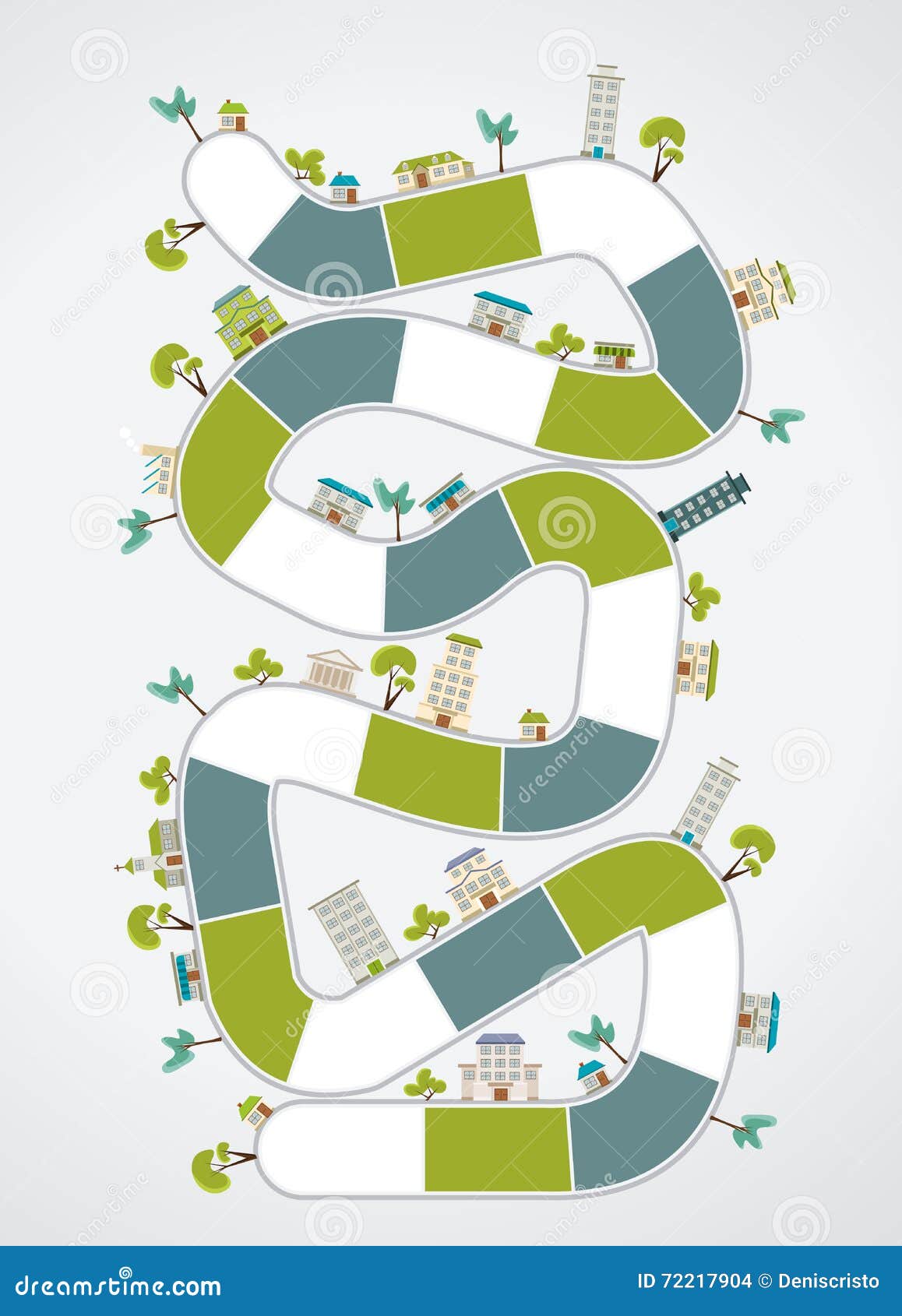 Block path on the city stock vector. Illustration of agriculture - 72217904