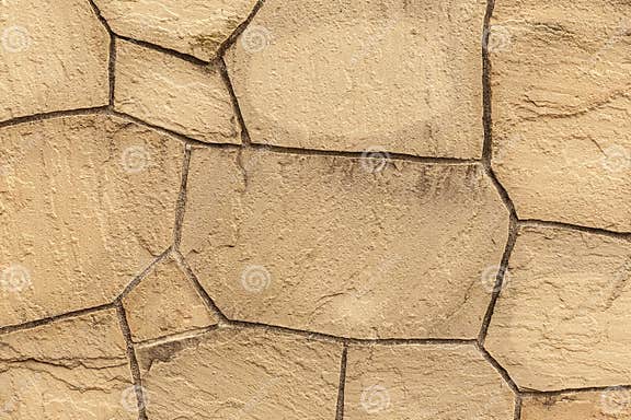 Block Pattern of Brown Stone Cladding Wall Tile Texture Stock Image ...
