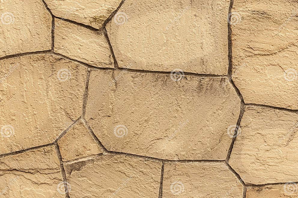 Block Pattern of Brown Stone Cladding Wall Tile Texture Stock Image ...