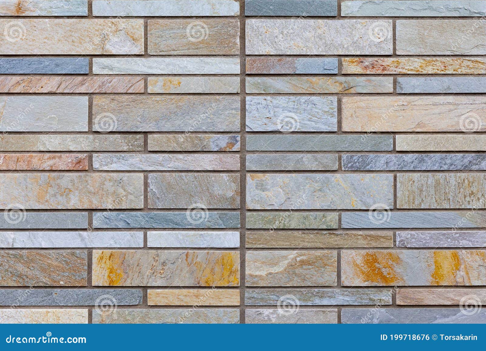 Pattern Brown Stone Cladding Wall Tile Texture and Seamless Background ...