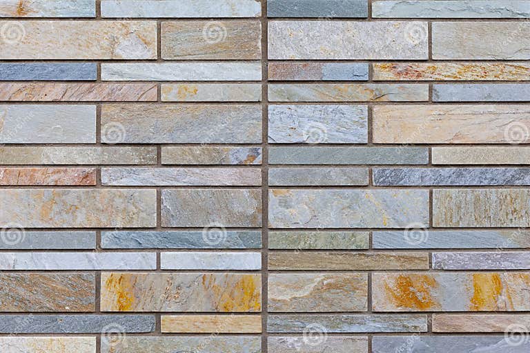 Pattern Brown Stone Cladding Wall Tile Texture and Seamless Background ...