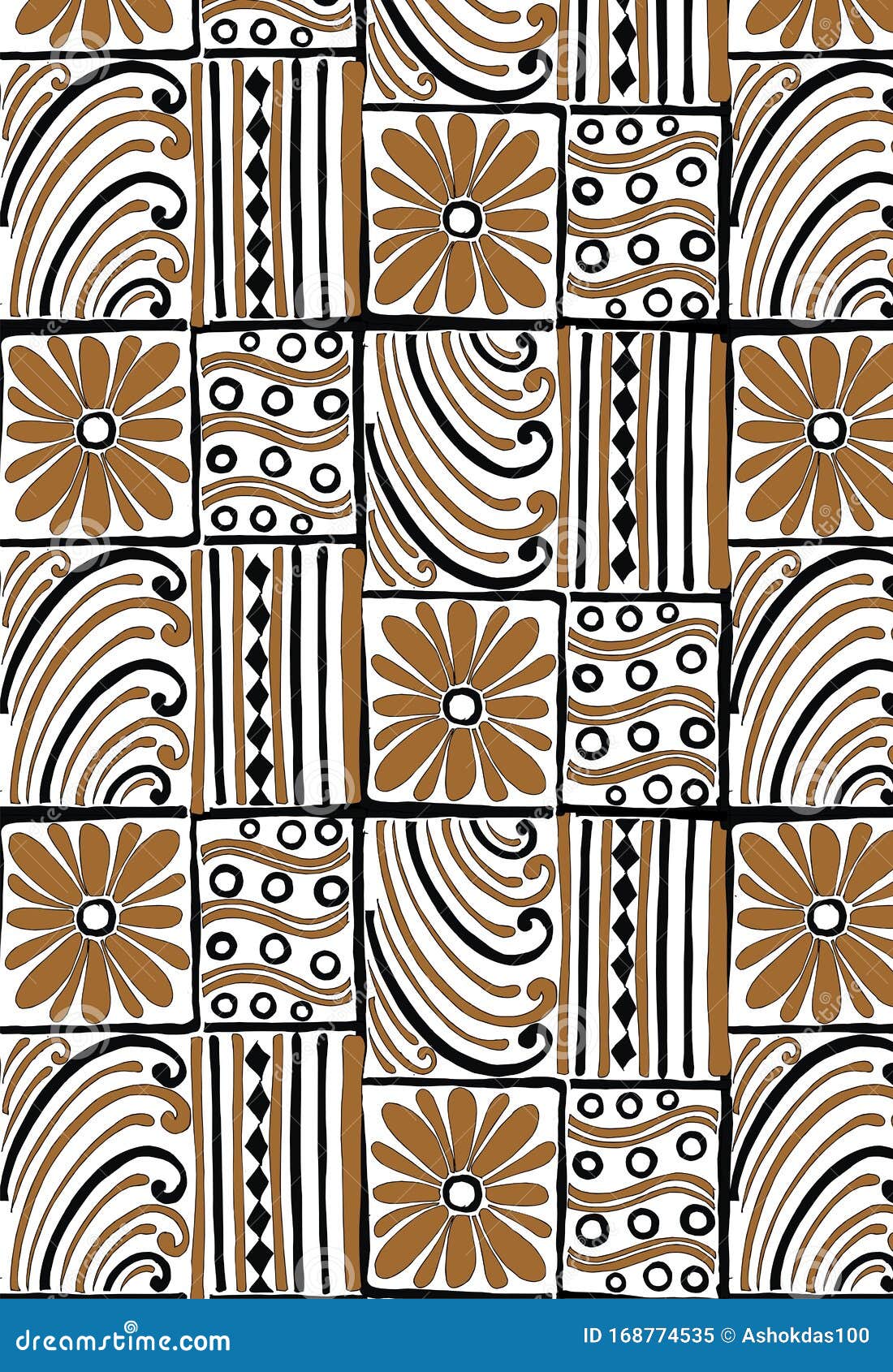 BLOCK PATTERN DESIGN ALLOVER BACKGROUND for PRINT Stock Illustration ...