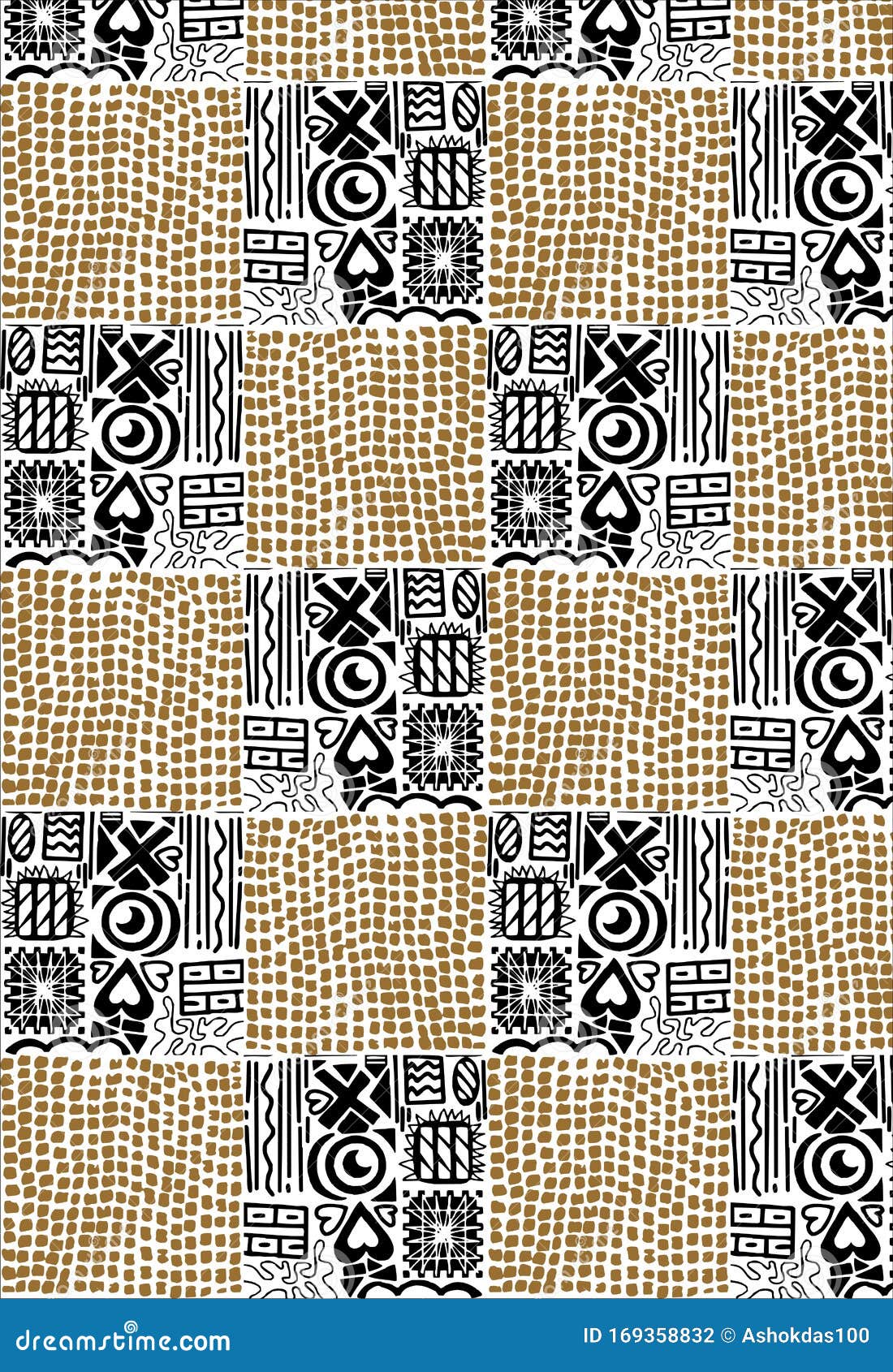 BLOCK PATTERN DESIGN ALLOVER BACKGROUND for PRINT Stock Illustration ...