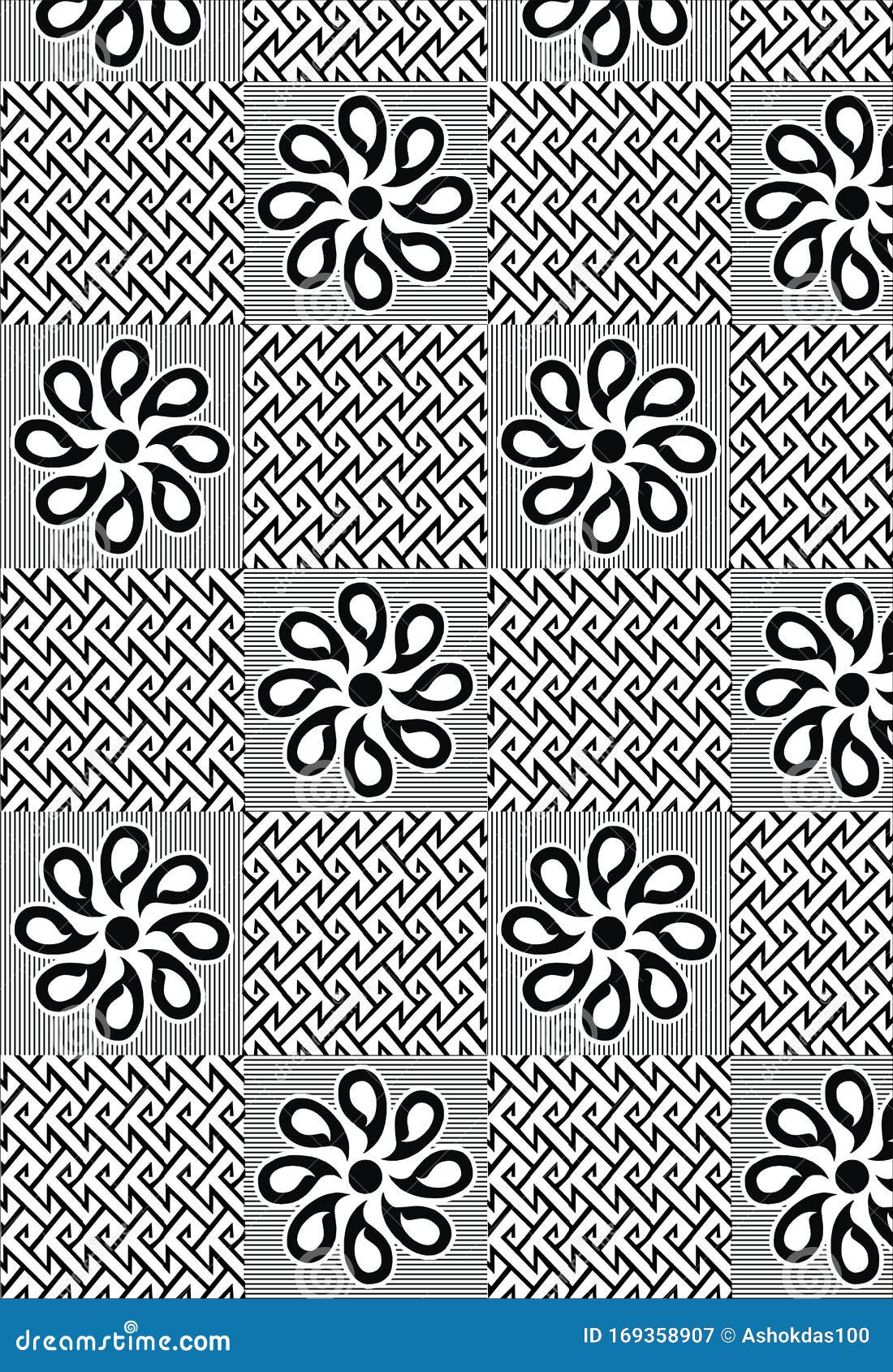 BLOCK PATTERN DESIGN ALLOVER BACKGROUND for PRINT Stock Illustration ...