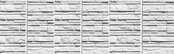 Block Pattern of White Stone Cladding Wall Tile Texture and Seamless ...