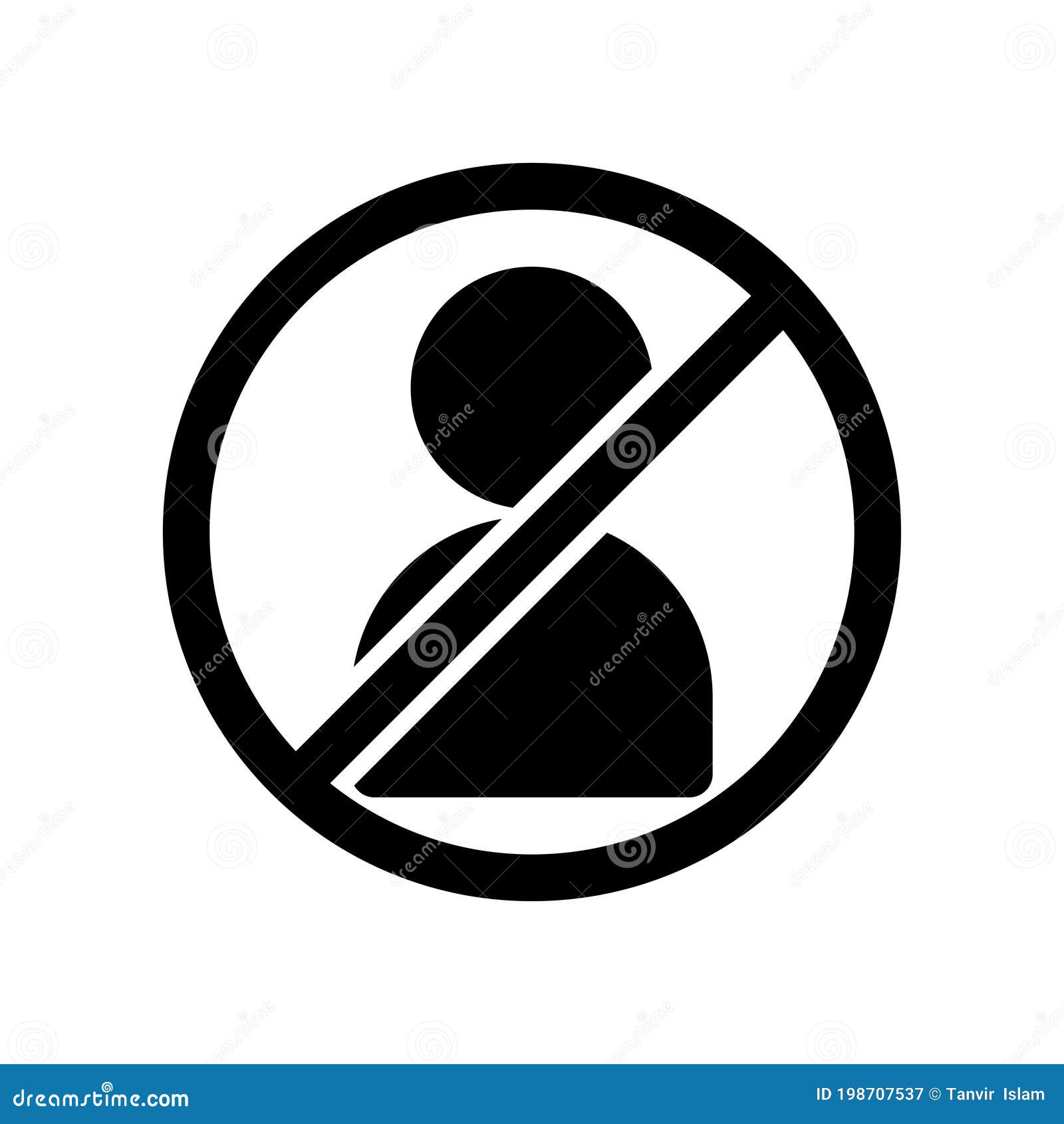 Block People Vector Icon stock vector. Illustration of symbol - 198707537