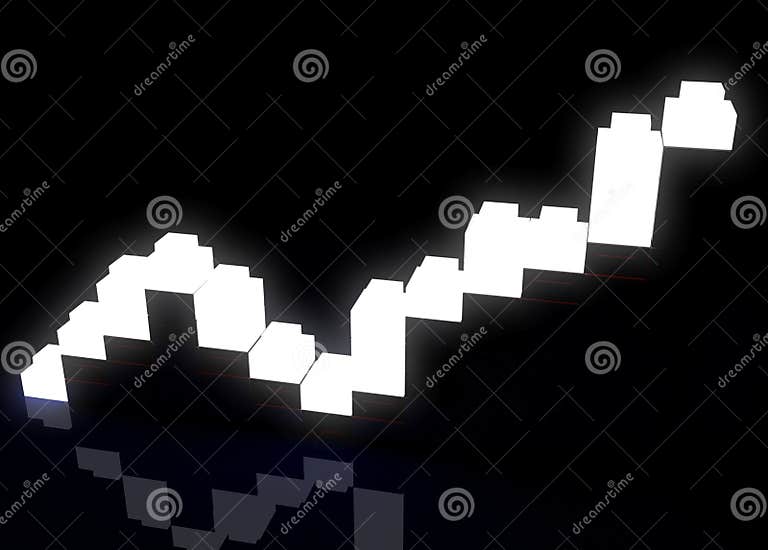 Block Progress Diagram stock illustration. Illustration of progress ...
