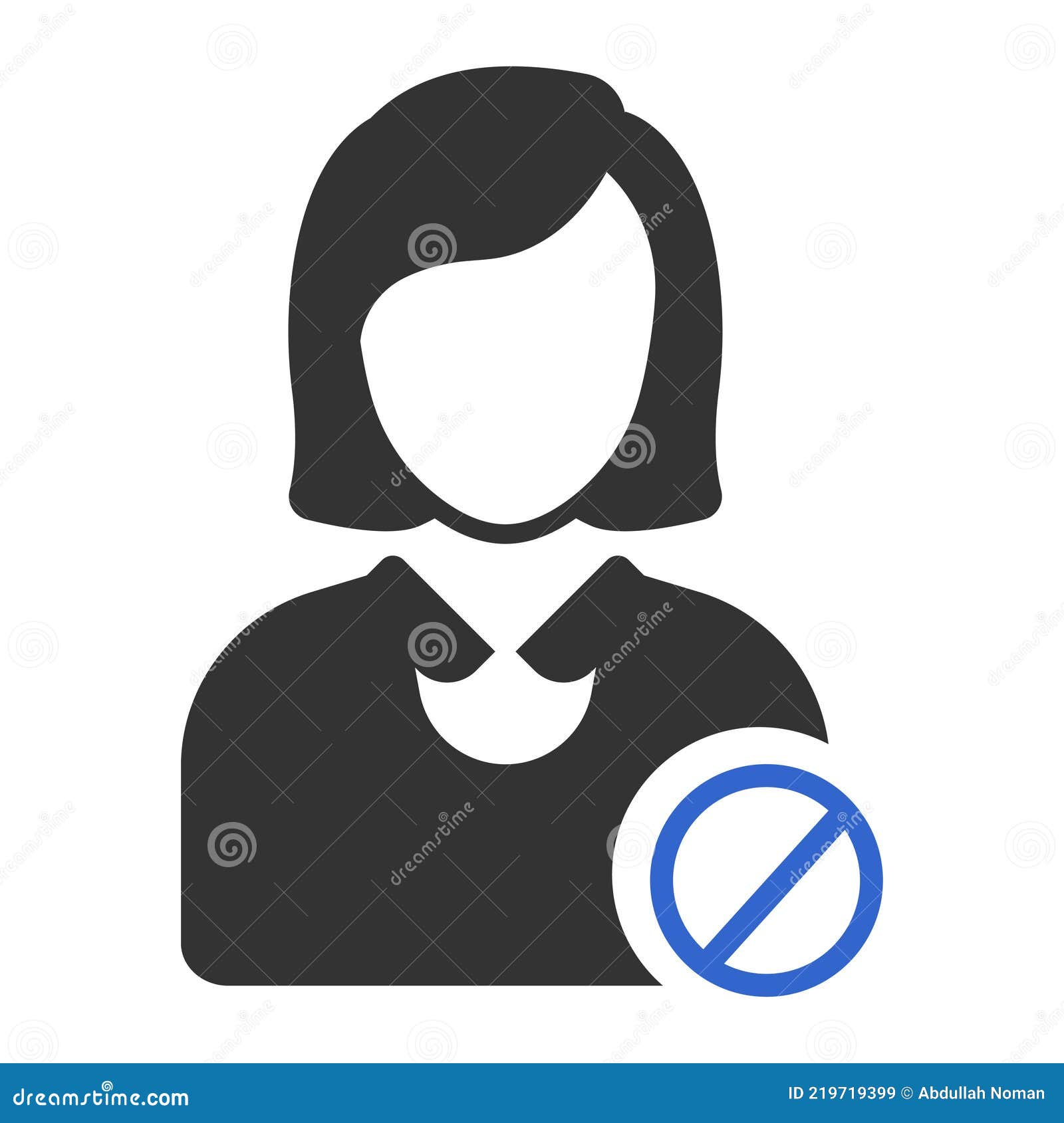Block, Remove, Bad User Icon Stock Vector - Illustration of deny ...