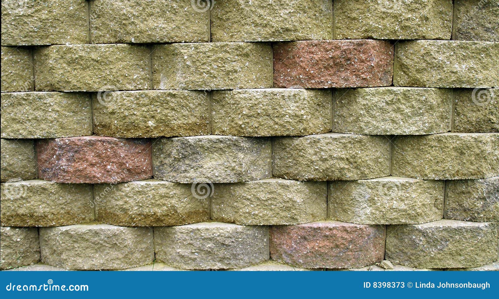 Block Retaining Wall stock image. Image of texture, ground - 8398373