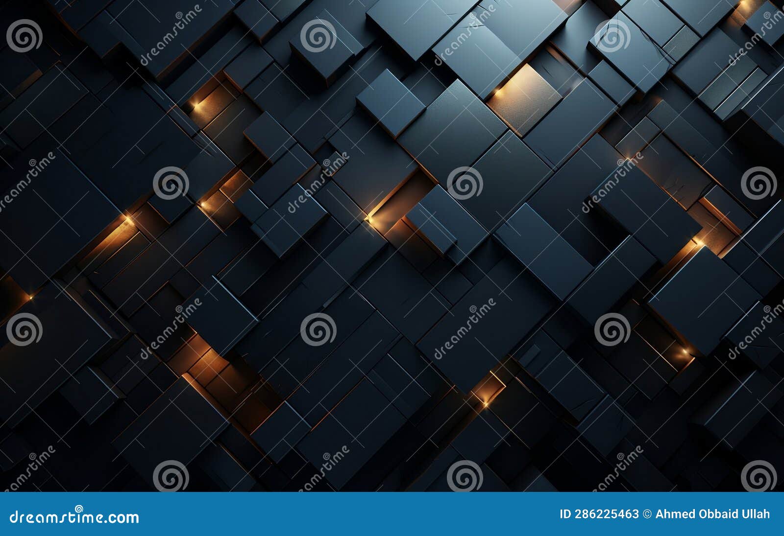 Block Technology Futuristic Background Stock Illustration ...