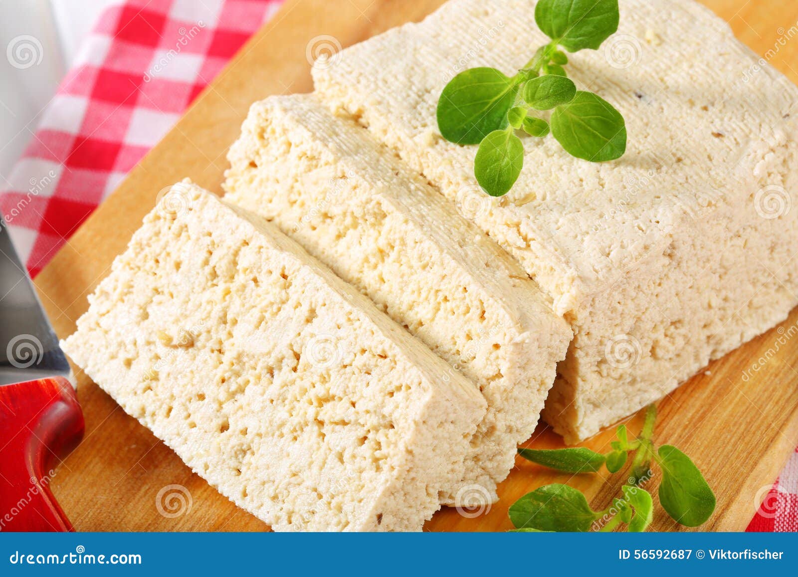 Block of tofu stock image. Image of vegetarian, vegan - 56592687