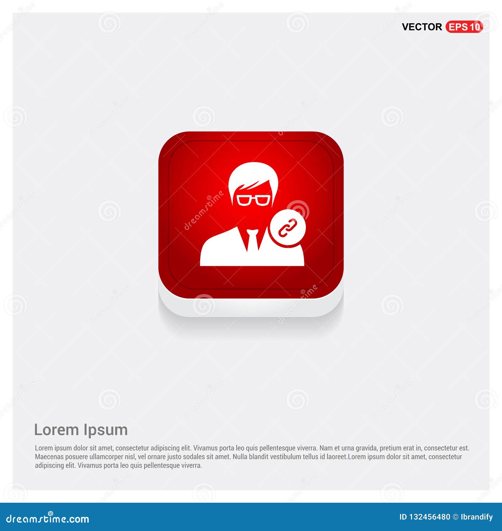 Block user icon stock vector. Illustration of element - 132456480