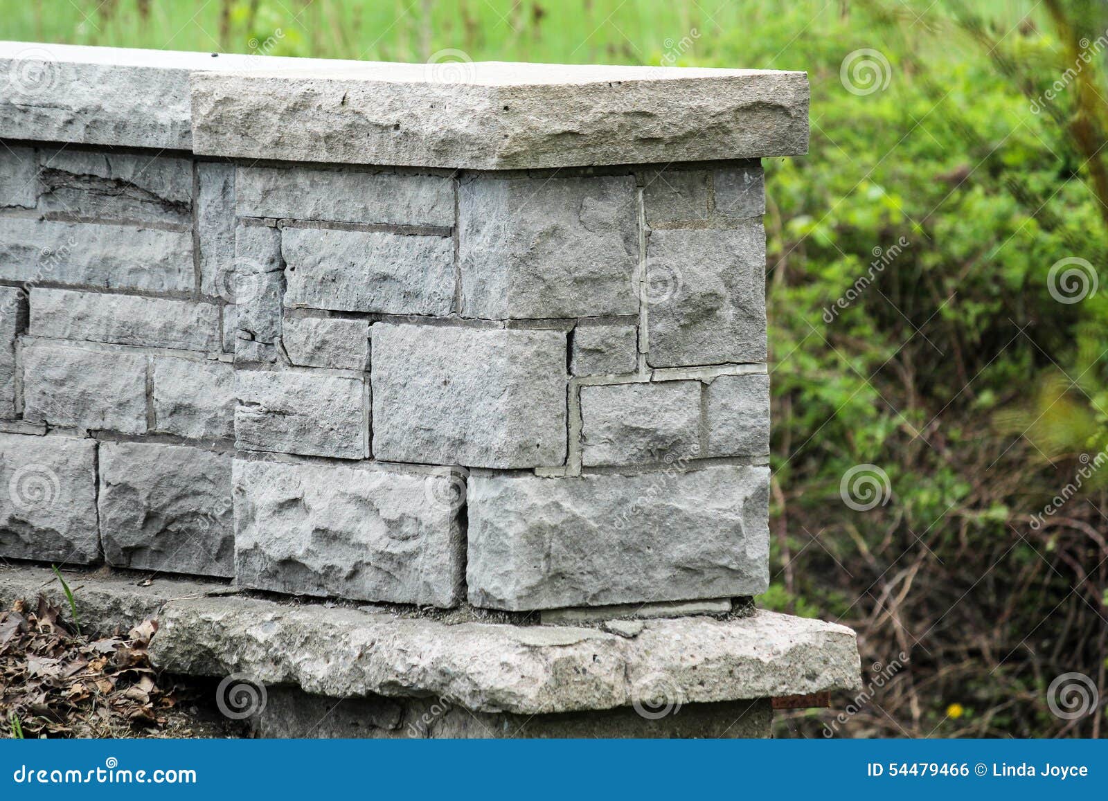 Block wall stock photo. Image of receeding, groundline - 54479466