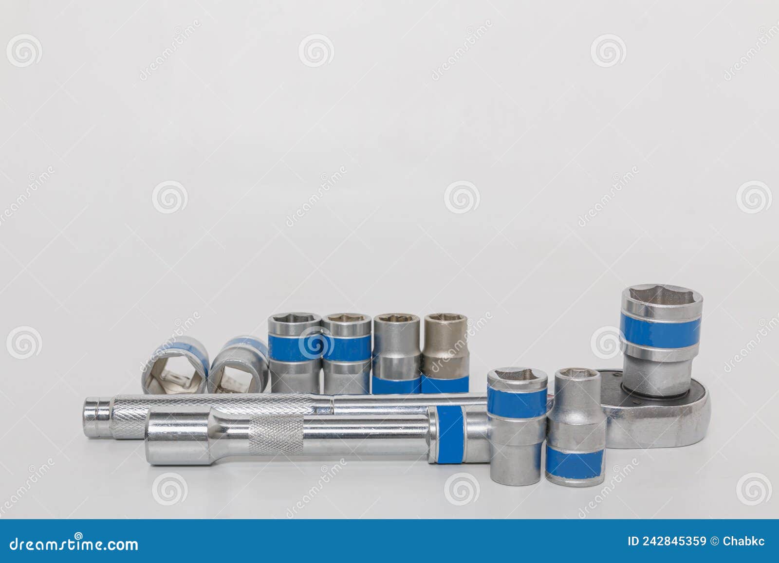 Block wrench set . stock image. Image of object, silver - 242845359