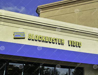 Blockbuster Video Store editorial stock photo. Image of editorial ...