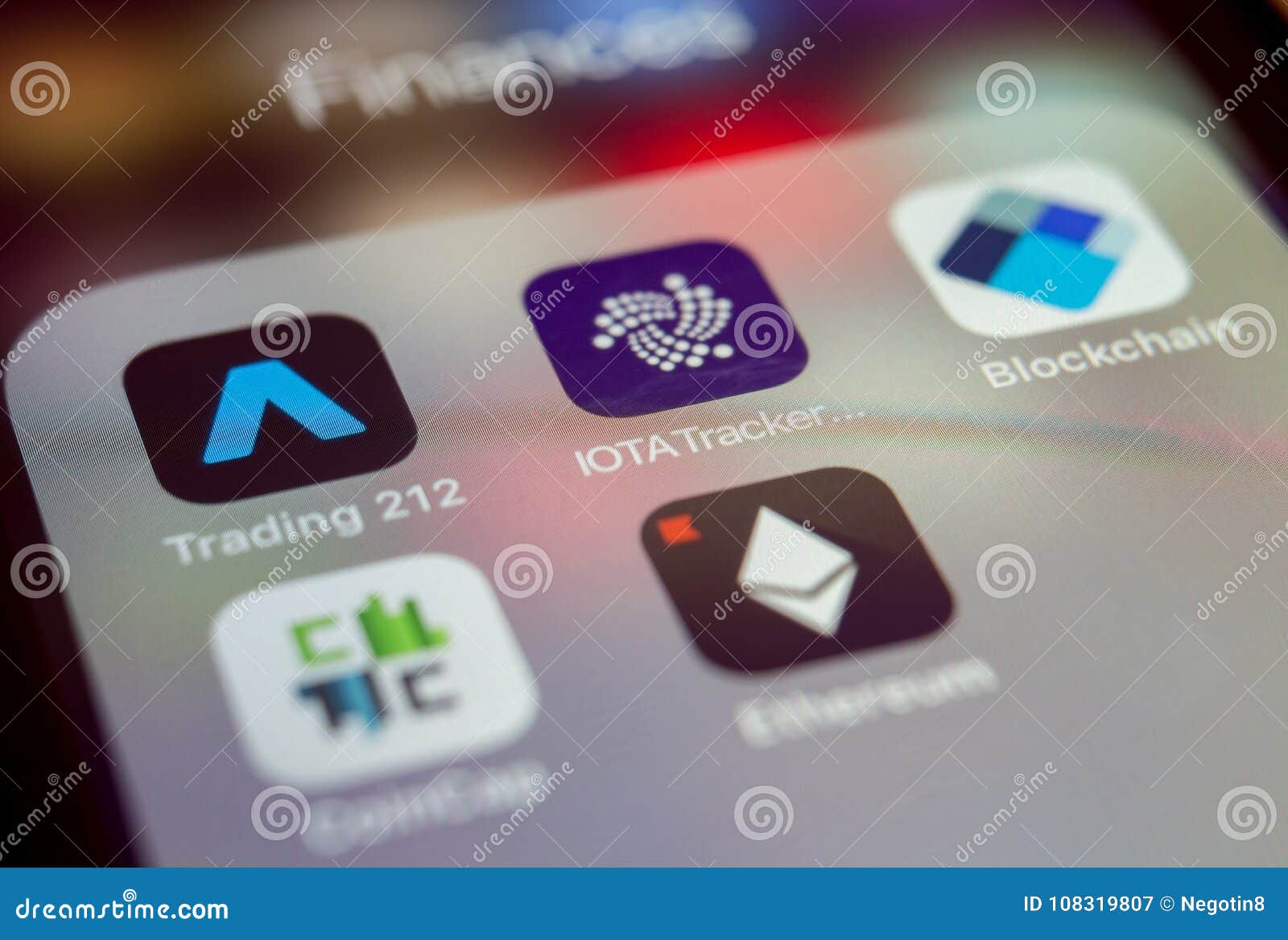 Blockchain apps editorial photography. Image of holding - 108319807