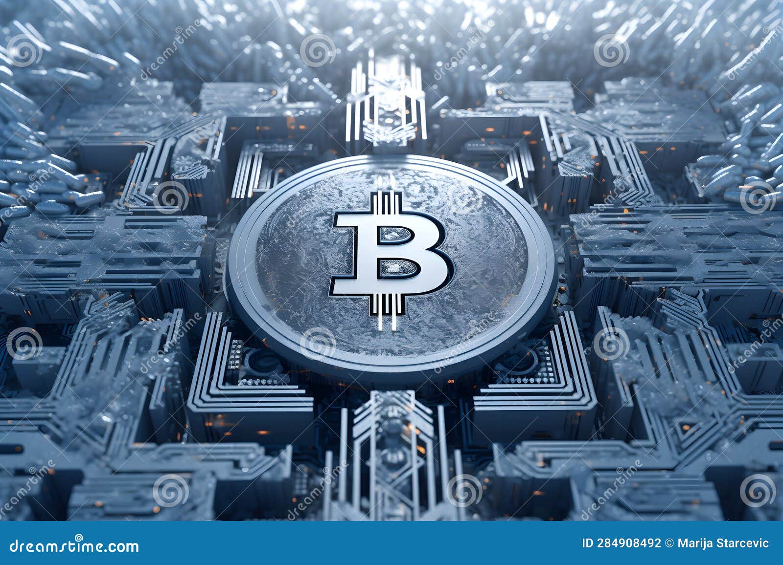 Blockchain, Circuit with Computer Information Processor, Mind of a ...