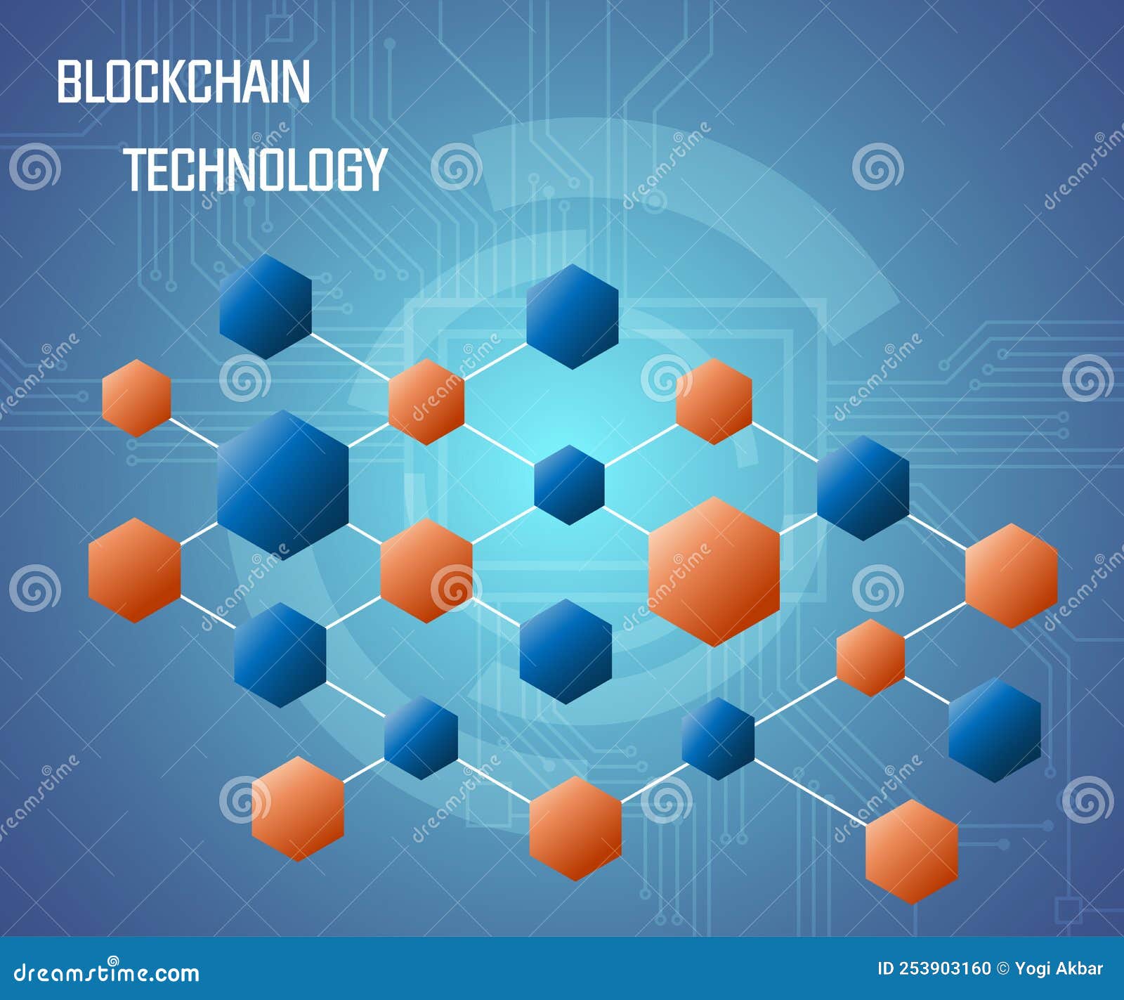 Blockchain Concept Design Network Structure Vector Icon Stock Vector ...