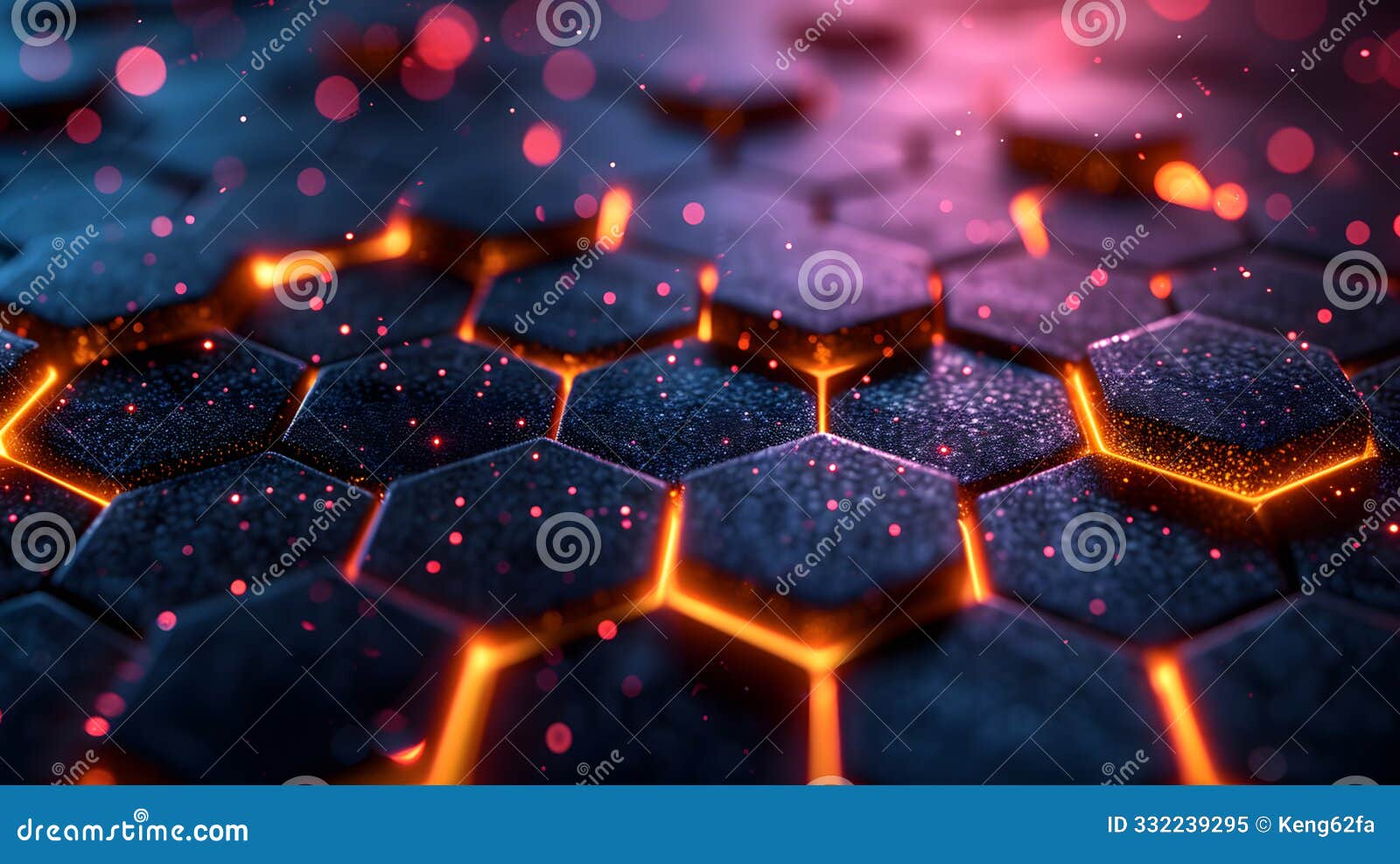 Blockchain Cybersecurity Concept - Sci-fi Digital Blocks of Network ...