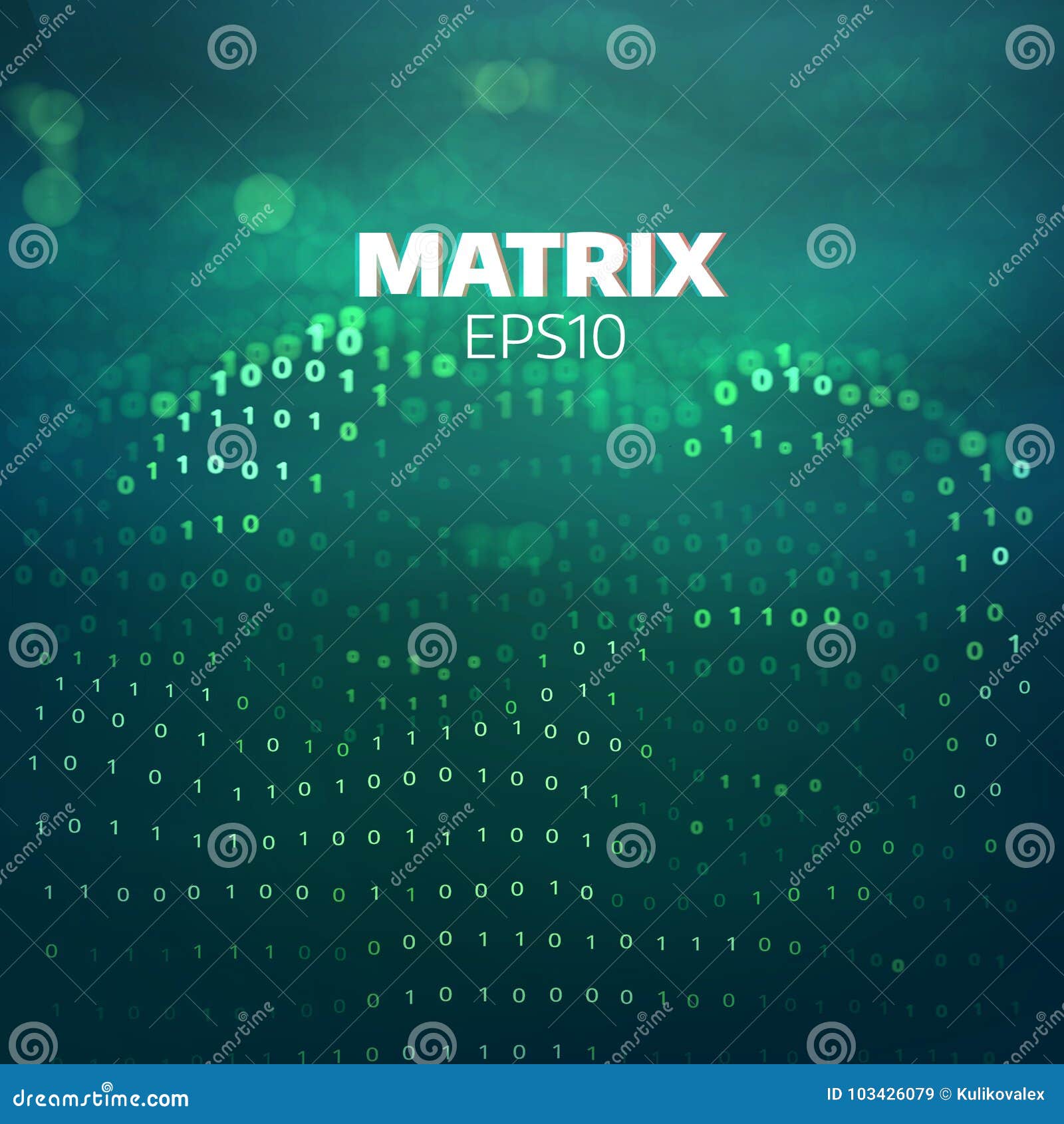 Blockchain Digital Currency Bit Flow. Big Data Stream. Information ...