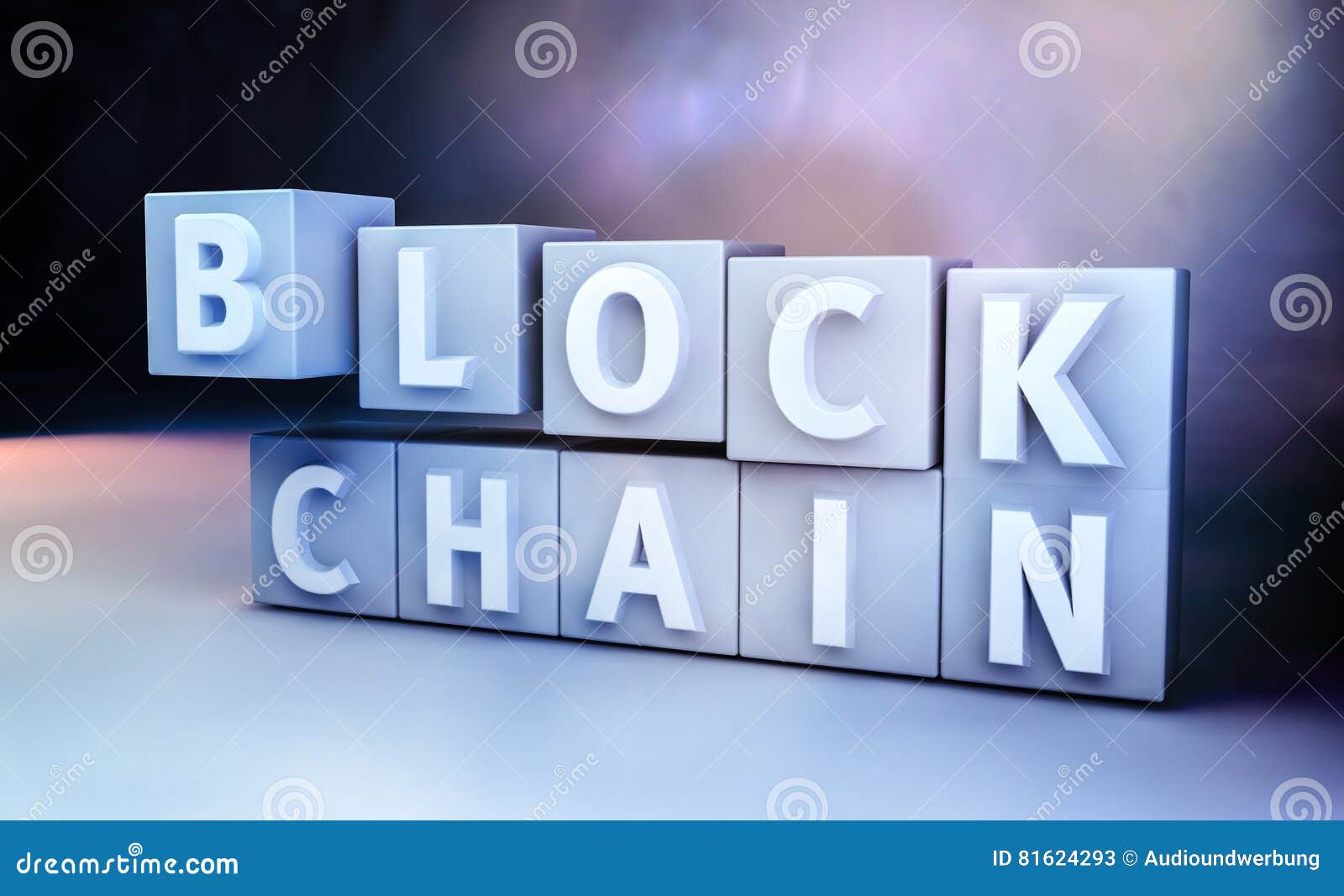 Blockchain Encryption Concept Stock Illustration - Illustration of ...
