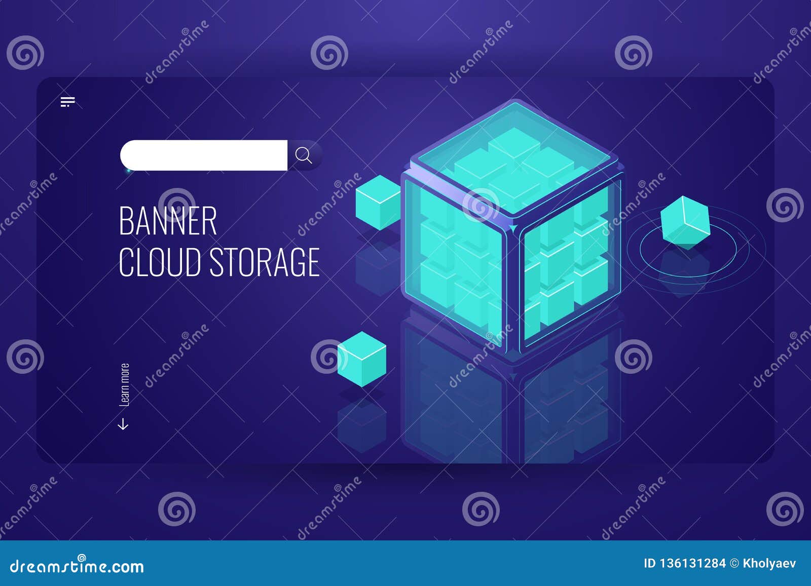 Cloud Database Icon Cloud Computing Concept Dara Storage Symbol