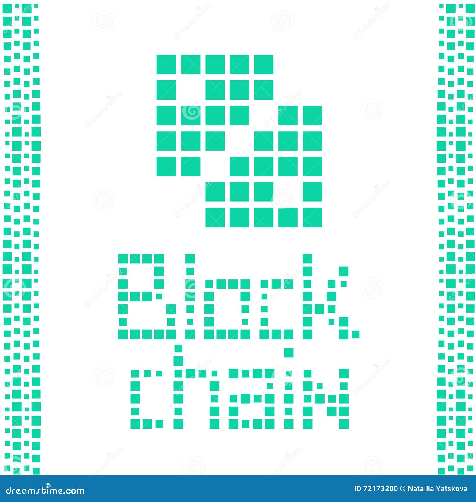 Blockchain In Green Energy Industry Vector Illustration | CartoonDealer ...