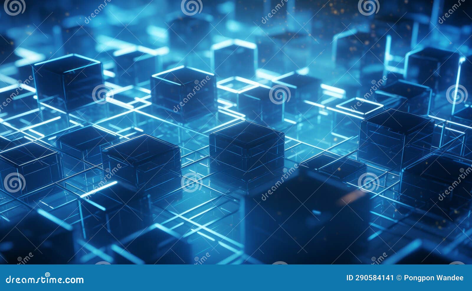 Blockchain Ideas an Abstract Illustration of Blockchain Technology ...