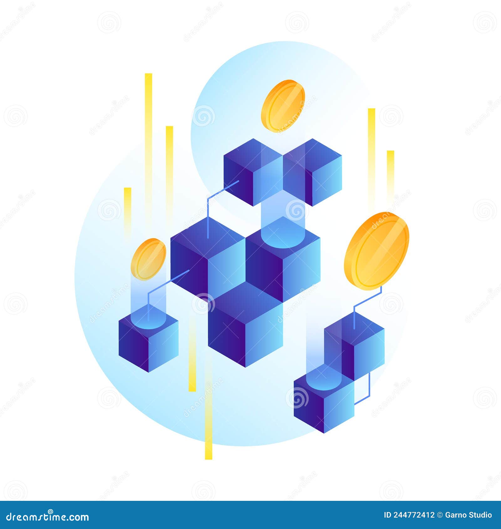 Money Blocks Royalty-Free Stock Photo | CartoonDealer.com #1201113