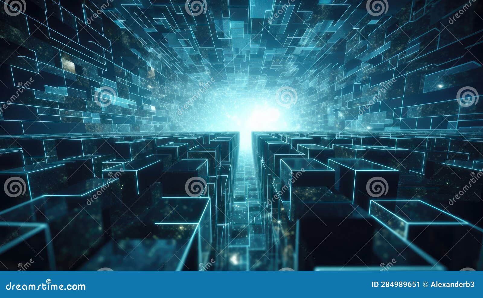 Blockchain Interaction Transaction Concept: Captivating Image of Secure ...