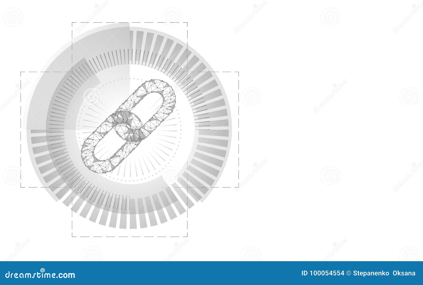 Blockchain Link Sign Low Poly Design. Internet Technology Chain Icon ...