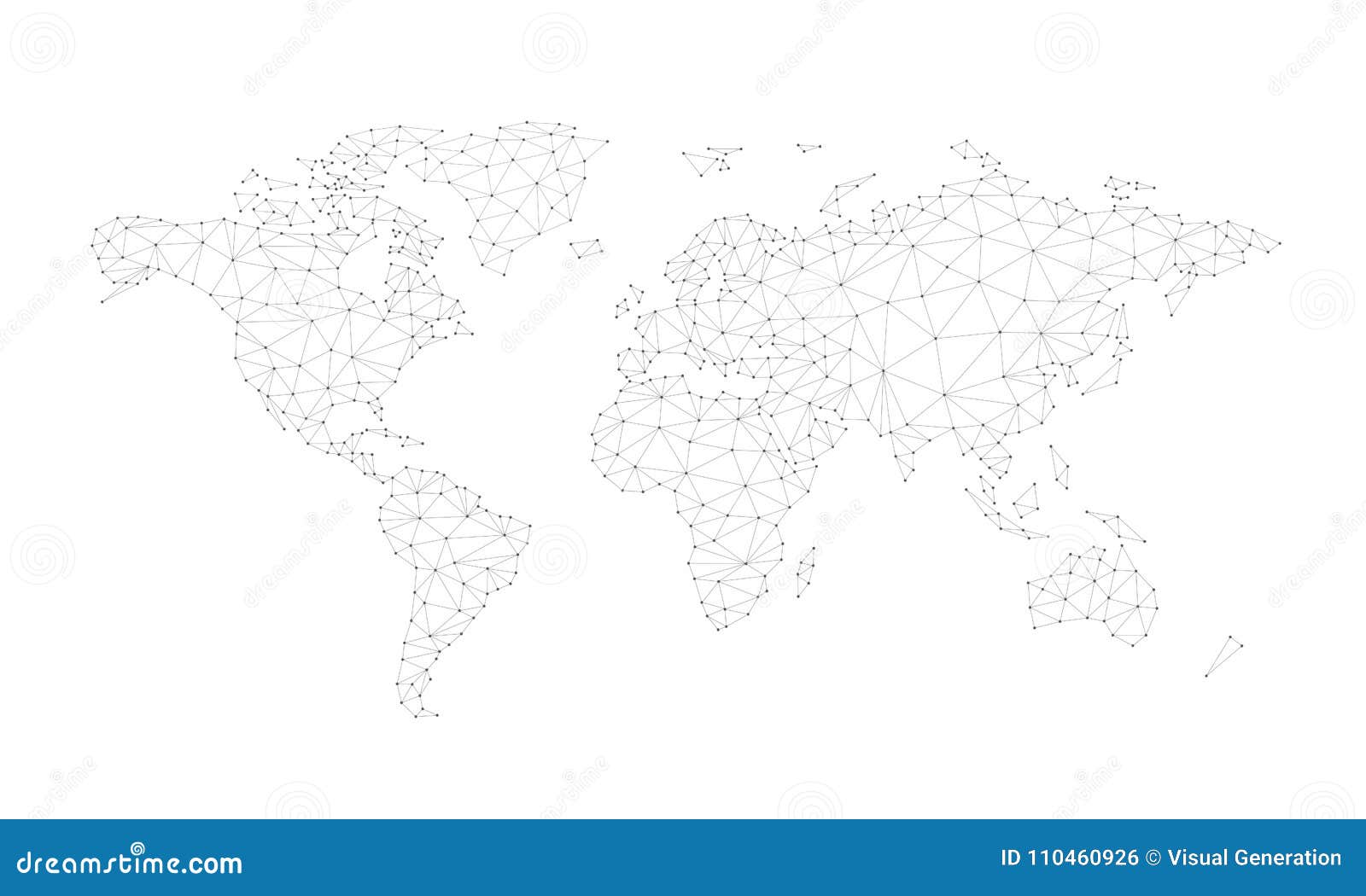 Blockchain Polygon Network World Map Isolated on White. Stock Vector ... Blockchain Polygon Network World Map Isolated on White. Stock Vector ...