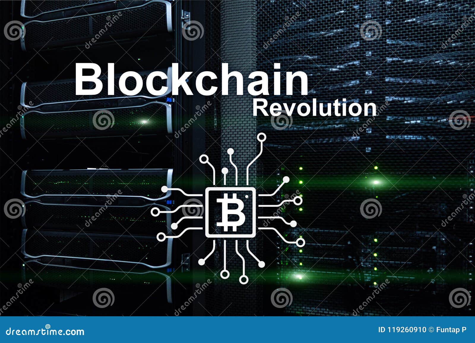 Blockchain Revolution, Innovation Technology in Modern Business. Stock ...
