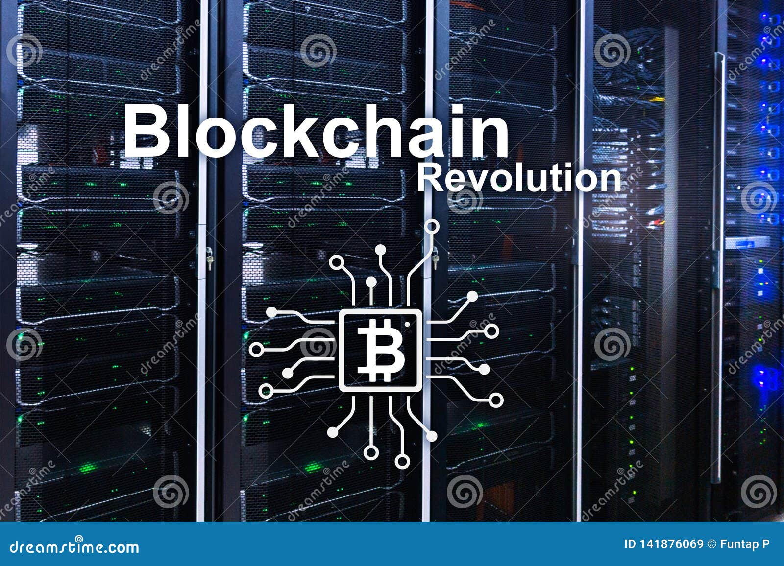 Blockchain Revolution, Innovation Technology in Modern Business. Stock ...