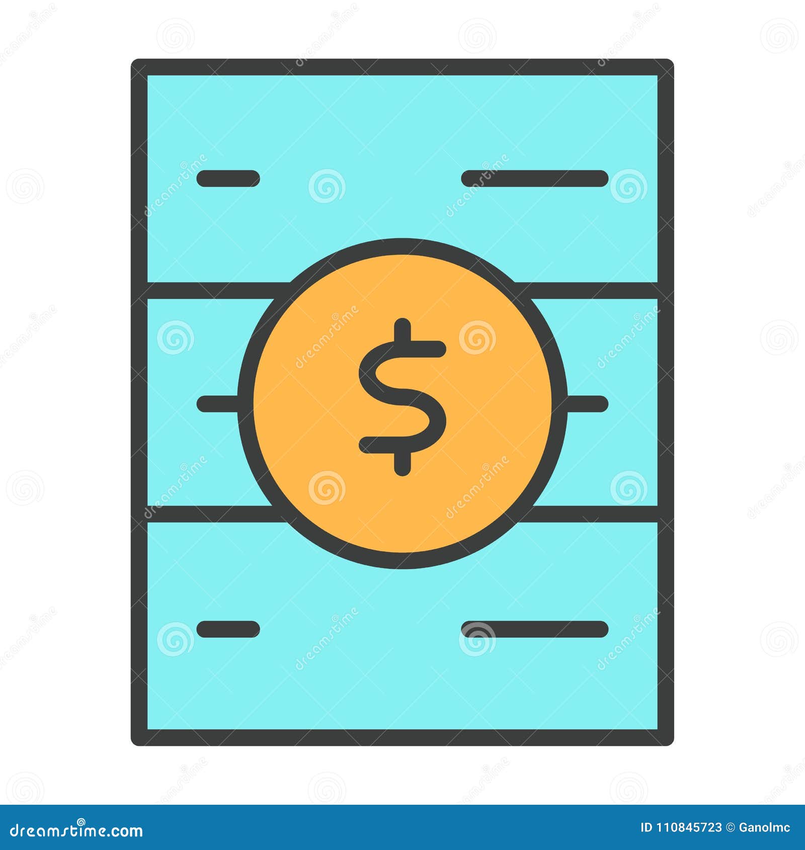 Blockchain Server Line Icon. Vector Simple Minimal 96x96 Pictogram ...