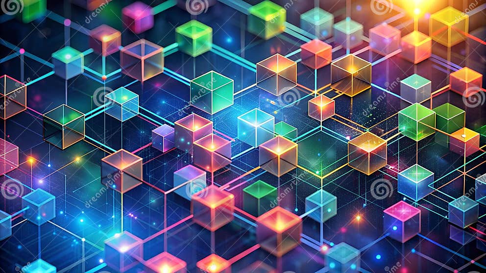 Blockchain Symphony: Interconnected Blocks and Nodes in a Vibrant Data ...