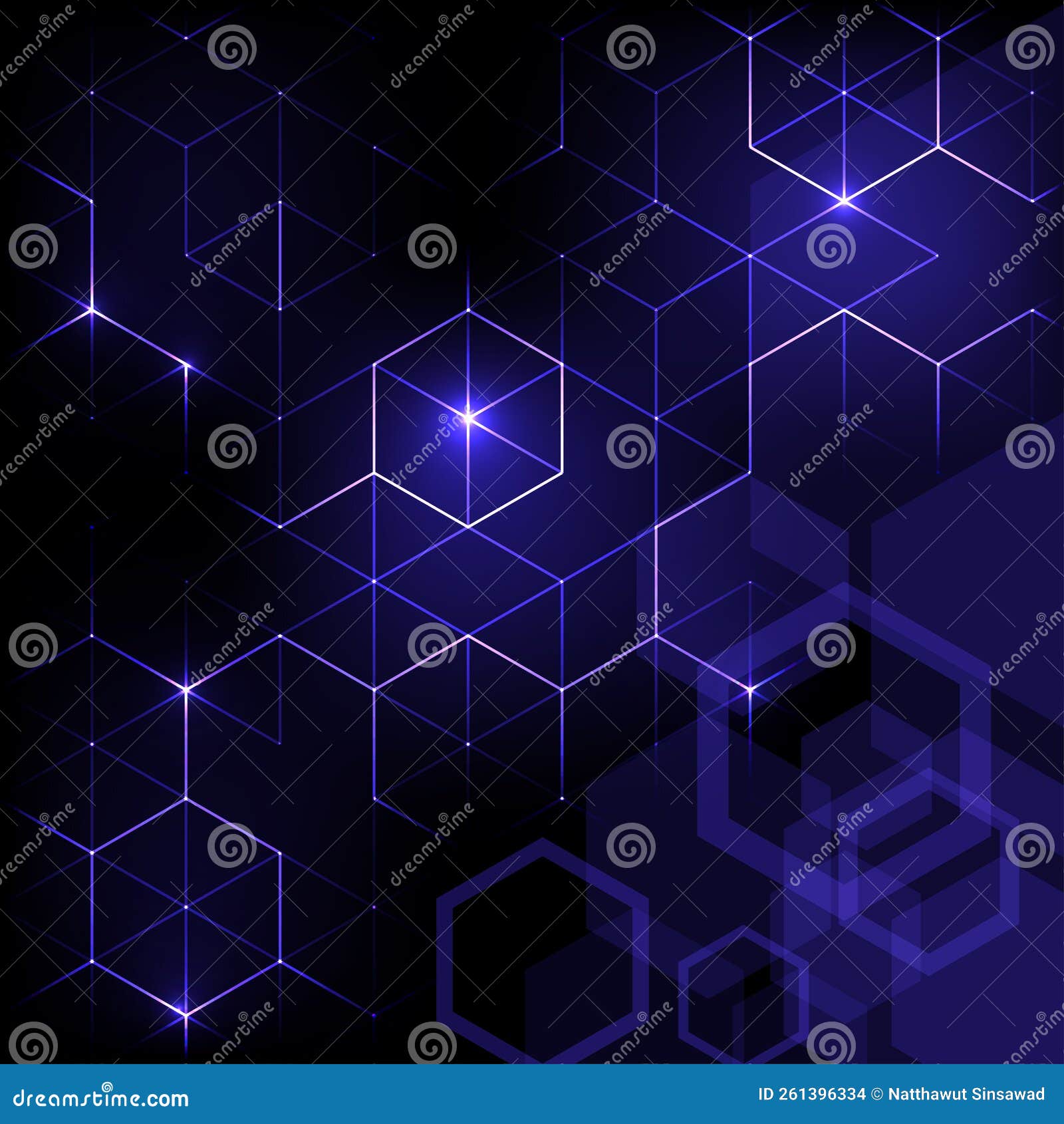 Blockchain Technology Abstract Background. Geometric Vector Design Stock Vector - Illustration ...