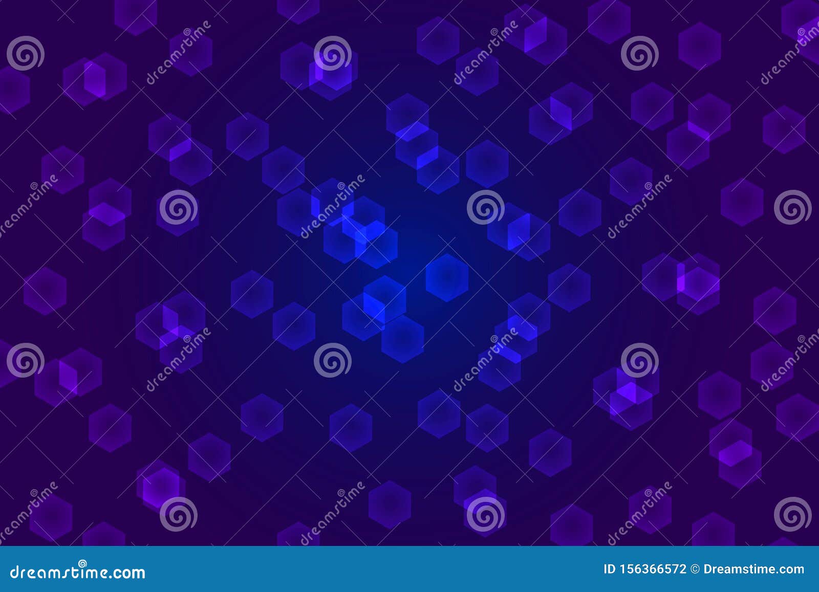 Blockchain Technology Background. Blue Digital Pattern. Bussines ...