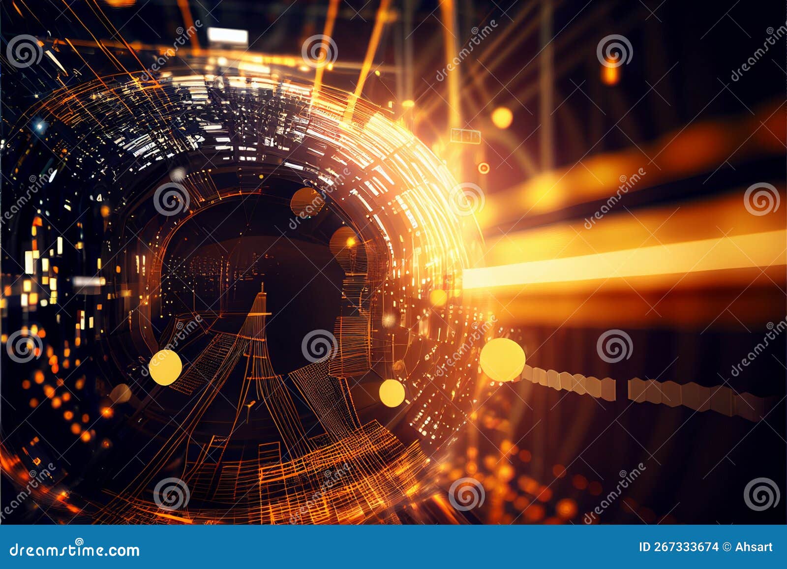 Blockchain Technology Background. Internet Connections and Data ...