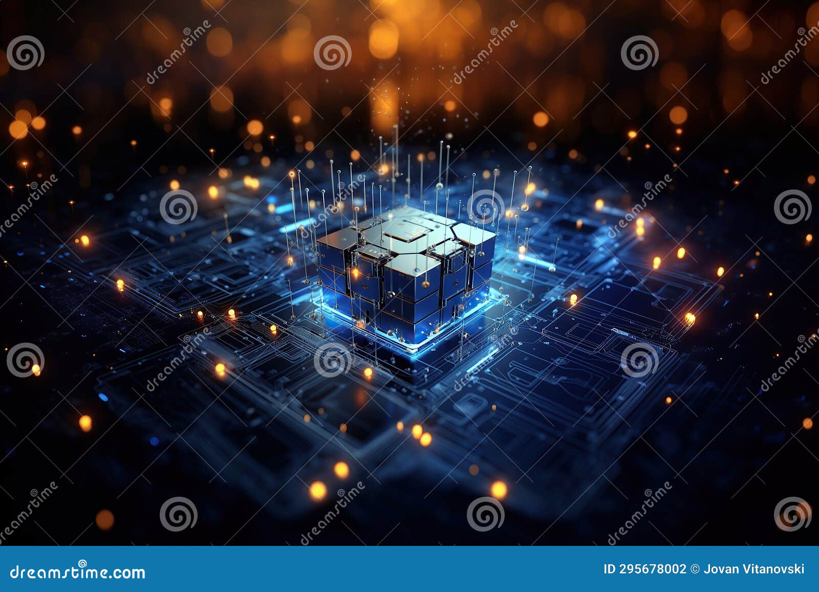 Blockchain Technology. Big Data Processing and Digital Innovation Stock ...