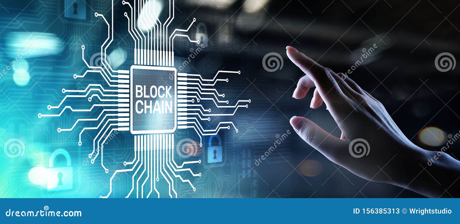Blockchain Technology Concept on Virtual Screen. Cryptography and ... Blockchain Technology Concept on Virtual Screen. Cryptography and ...