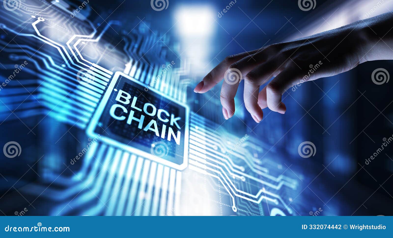 Blockchain Technology Concept on Virtual Screen. Cryptography and ... Blockchain Technology Concept on Virtual Screen. Cryptography and ...