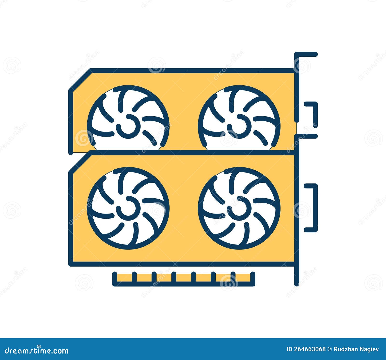 Blockchain technology icon stock vector. Illustration of social - 264663068