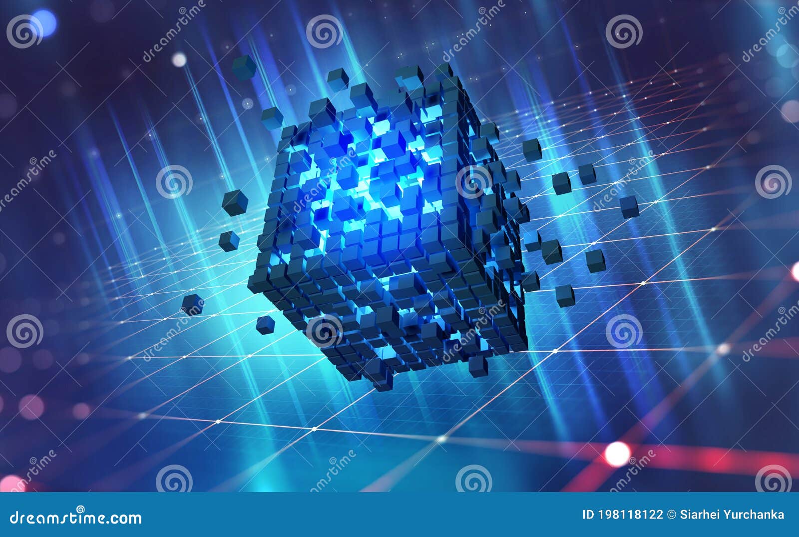 Blockchain Technology. Information Blocks Form a Decentralized Global ...